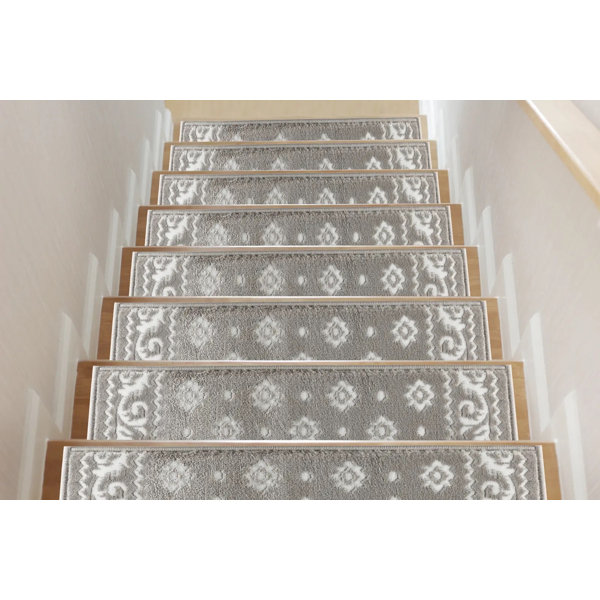 Sofia Rugs Sofihas Carpet 15 Pack Stair treads Non-Slip Carpet Stair Treads w/ Non-Skid TPE ...